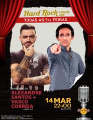 Alexandre Santos e Vasco Correia - Hard Rock Comedy Cafe - Coolture